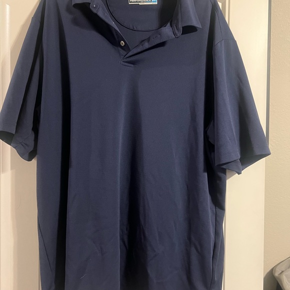 Roundtree & Yorke | Shirts | Mens Navy Blue Polo Shirt 2xt Roundtree ...